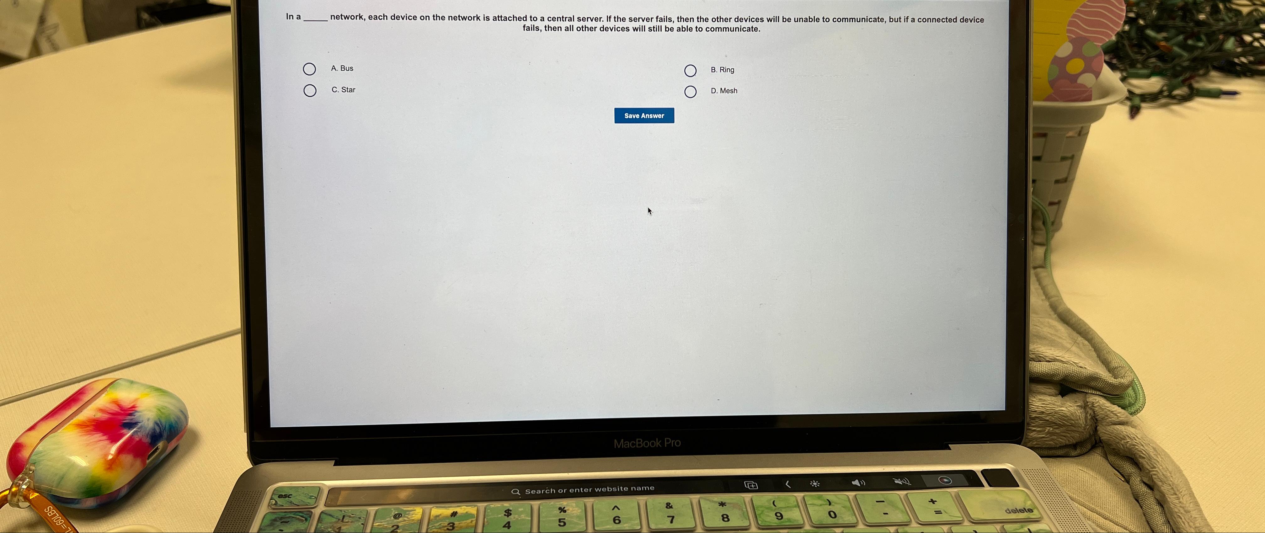 Solved In anetwork, each device on the network is attached | Chegg.com
