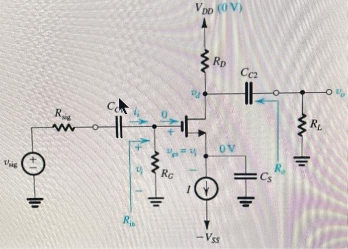 Solved for the given circuit find the expression for: Vo / | Chegg.com