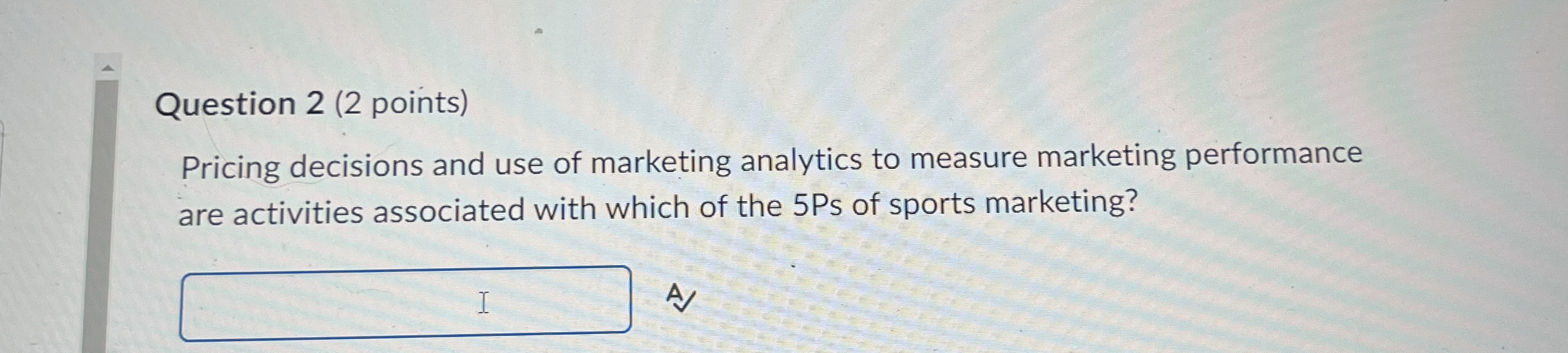 Solved Question 2 (2 ﻿points)Pricing decisions and use of | Chegg.com