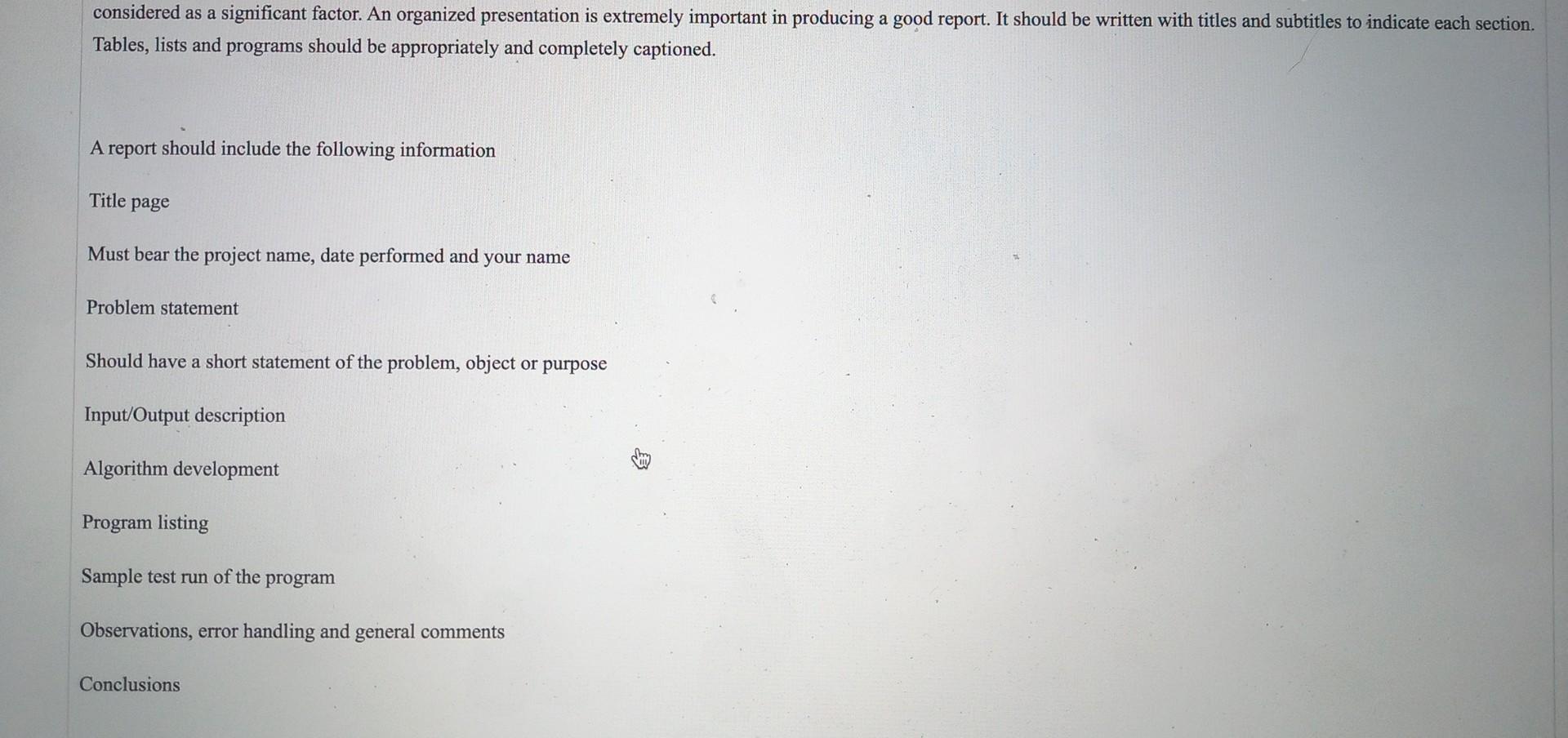 Solved considered as a significant factor. An organized | Chegg.com
