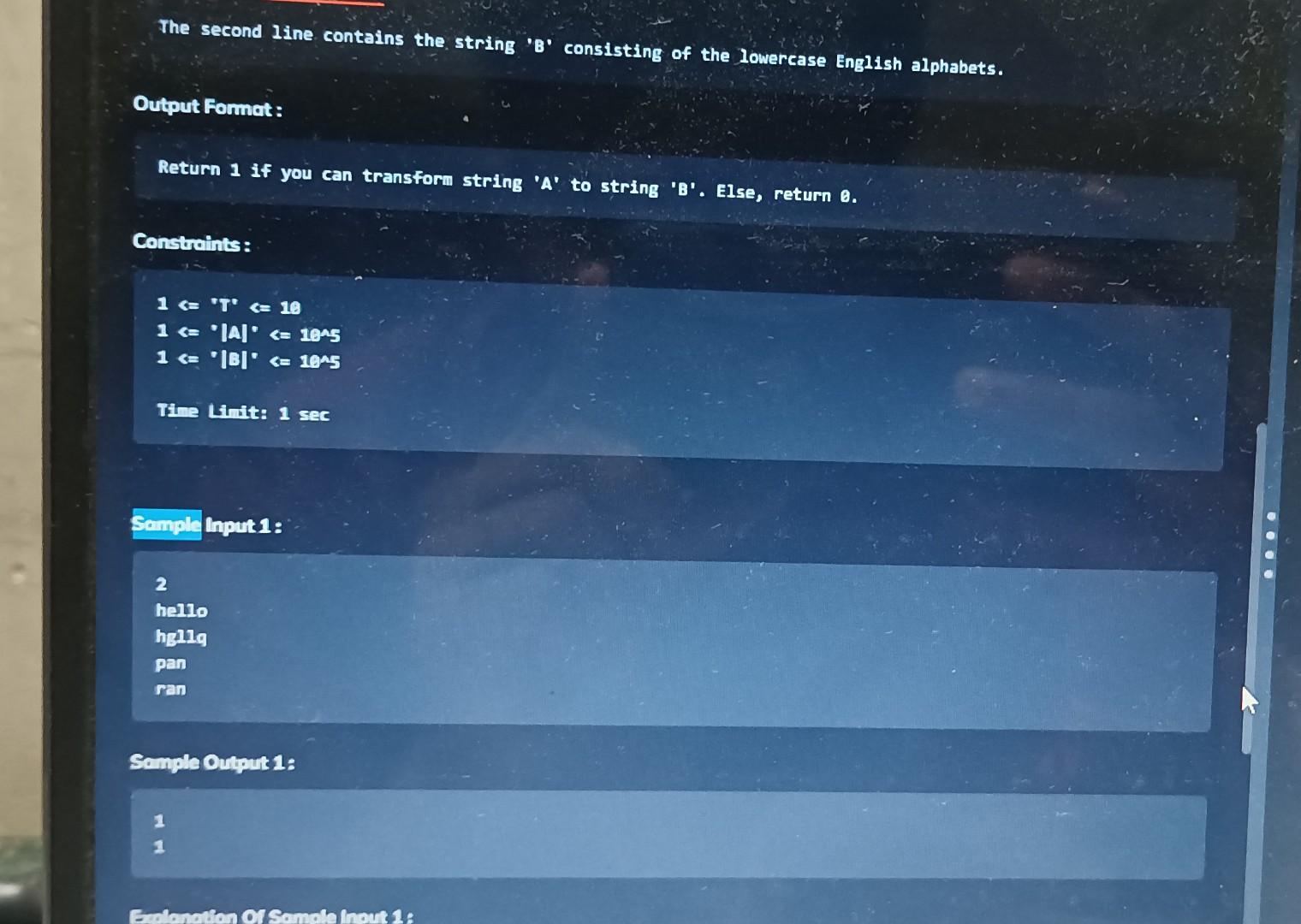 Solved Problem Statement Report An issuc Ninja is given two | Chegg.com
