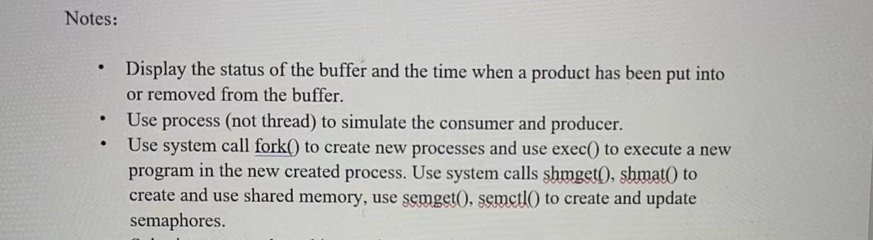 Solved Make C or C++ programs in Linux to illustrate the | Chegg.com