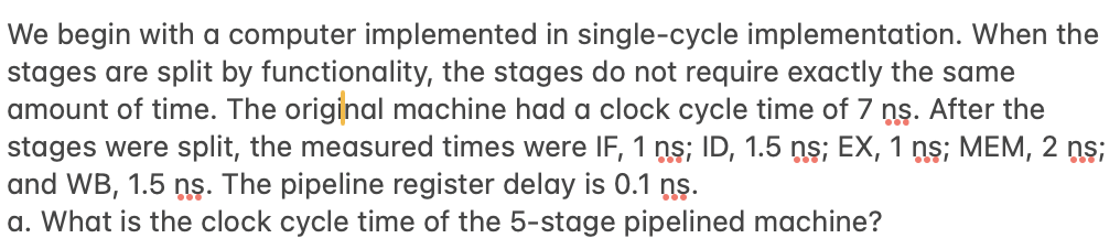 Solved We begin with a computer implemented in single-cycle | Chegg.com