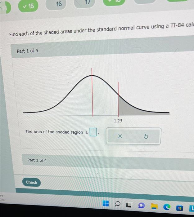 Solved Find each of the shaded areas under the standard | Chegg.com