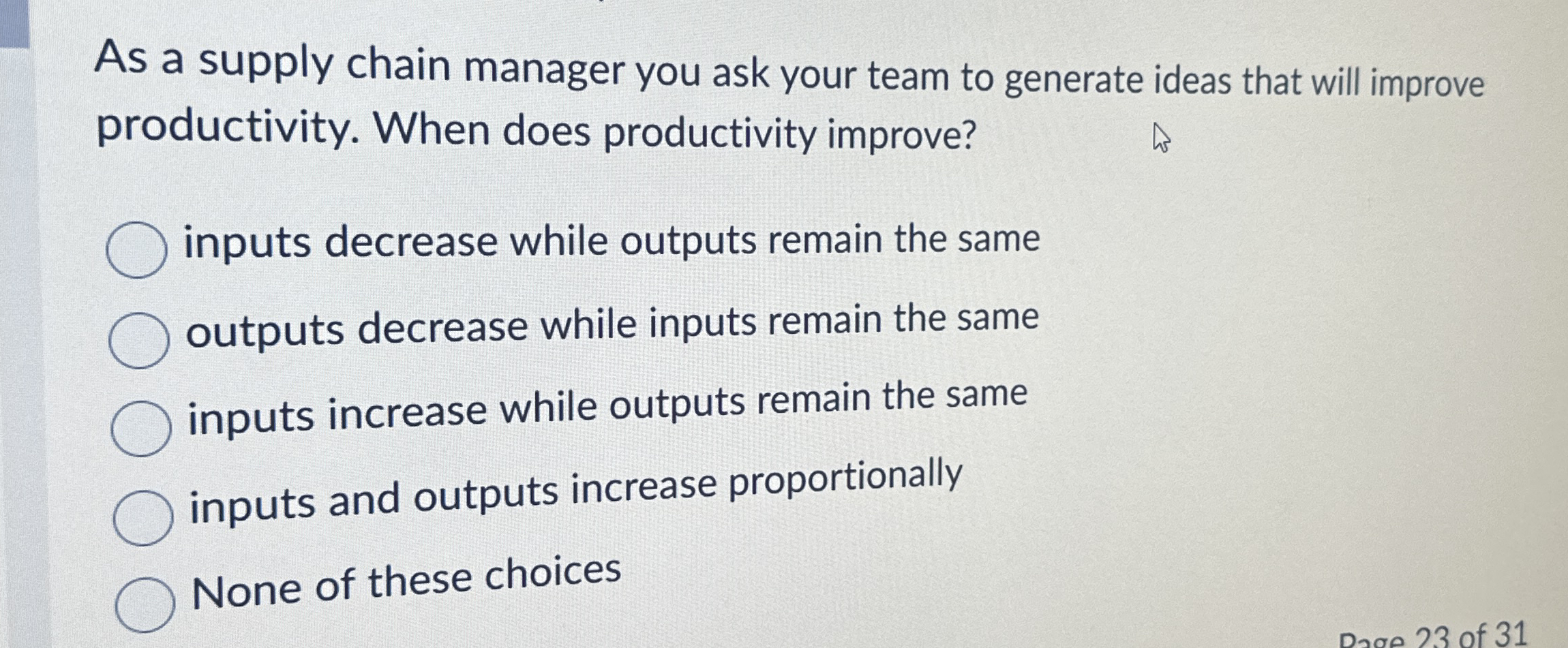Solved As a supply chain manager you ask your team to | Chegg.com