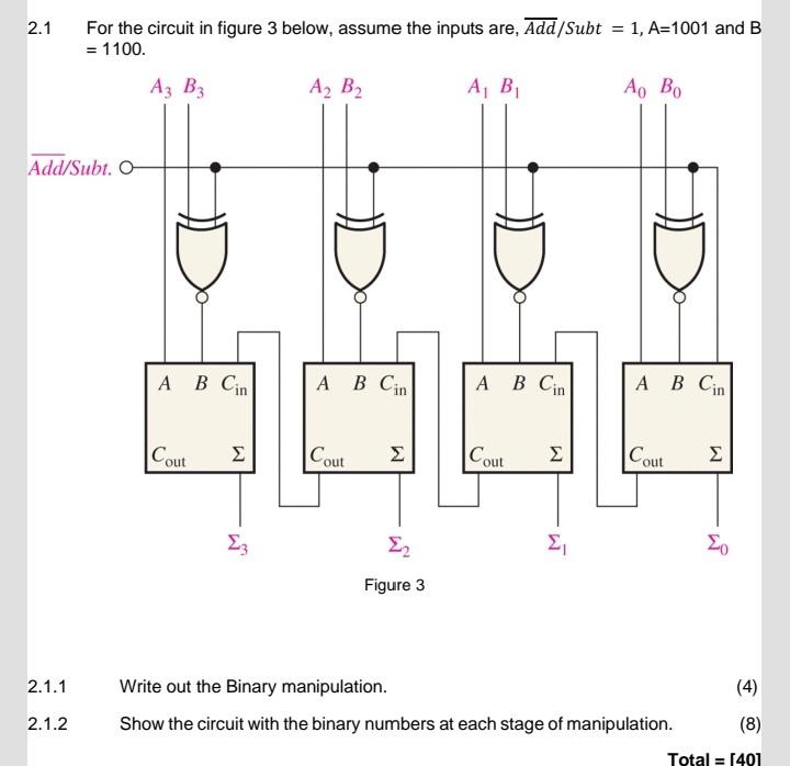 Solved .1 For the circuit in figure 3 below, assume the | Chegg.com