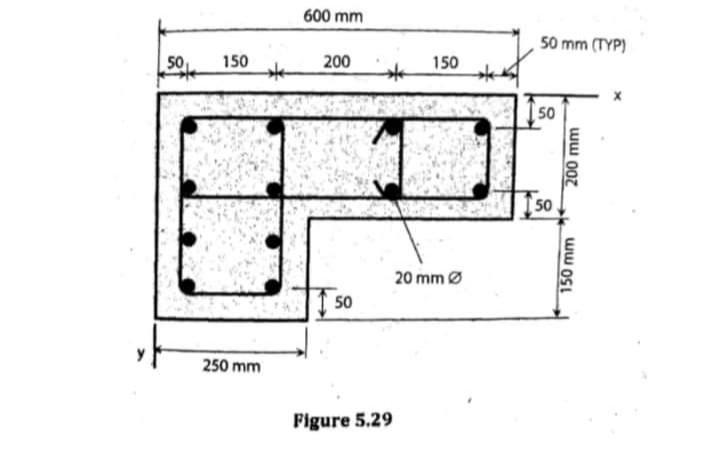 Solved The corner column shown in figure 5.29 is reinforced | Chegg.com