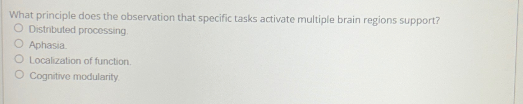 Solved What principle does the observation that specific | Chegg.com