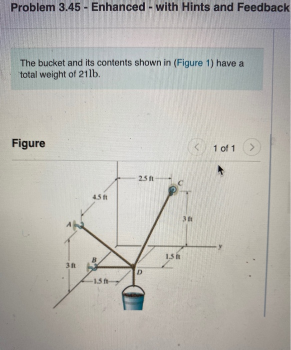 Solved Problem 3.45- Enhanced - with Hints and Feedback The | Chegg.com