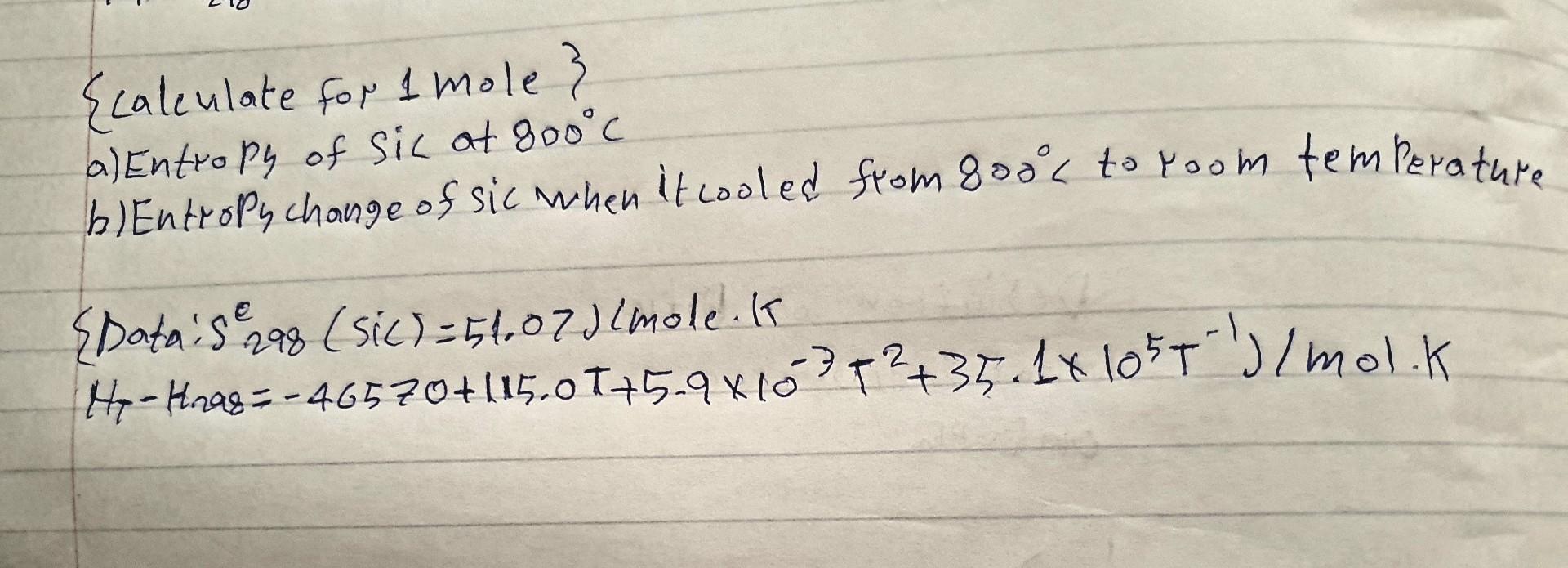 Solved it's thermodynamics of materials please solve it like | Chegg.com Solved it's thermodynamics of materials please solve it like | Chegg.com