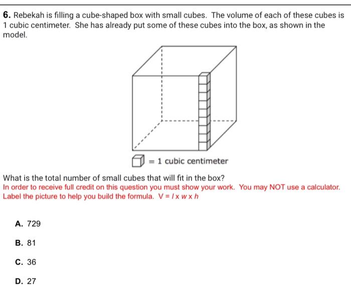 Solved All work must be shownRebekah is filling a | Chegg.com