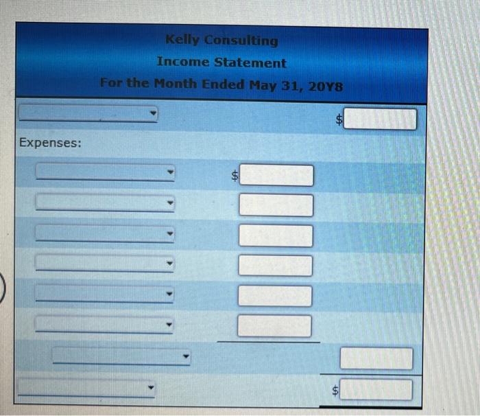 Comprehensive Problem 1 Part 8: The following is a | Chegg.com
