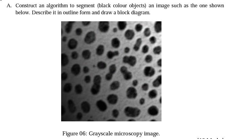 Solved A Construct An Algorithm To Segment Black Colour 8140