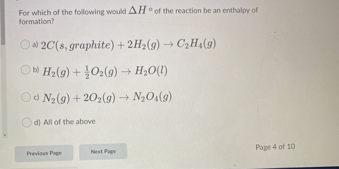 Solved Given the AH®, calculate the AH xn for the formation | Chegg.com