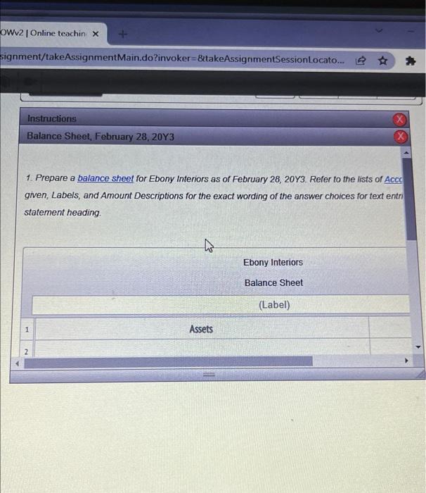 Solved 21 Online teachin x + ment/takeAssignment | Chegg.com