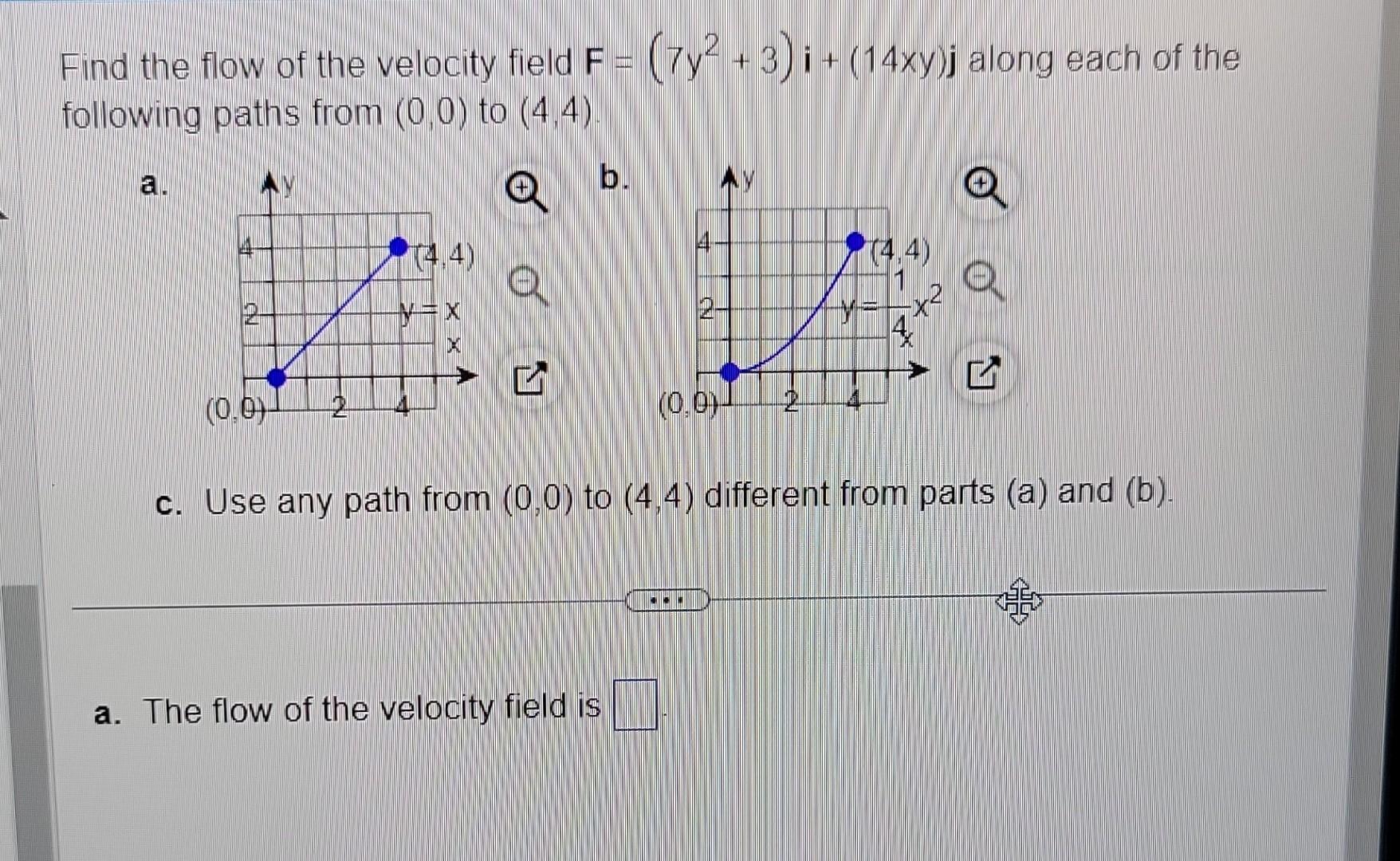 Solved Find the flow of the velocity field | Chegg.com