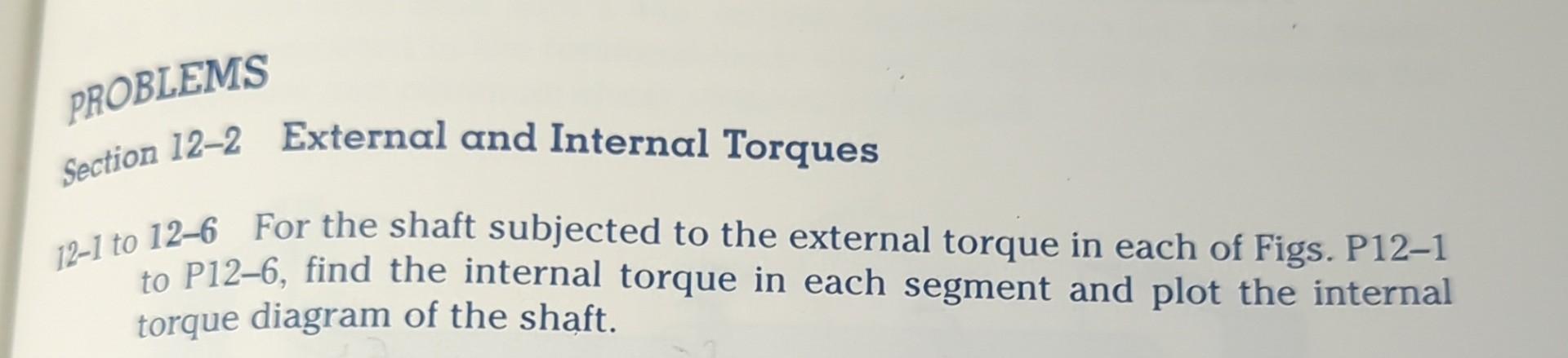 Solved PROBLEMS Section 12-2 External and Internal Torques | Chegg.com