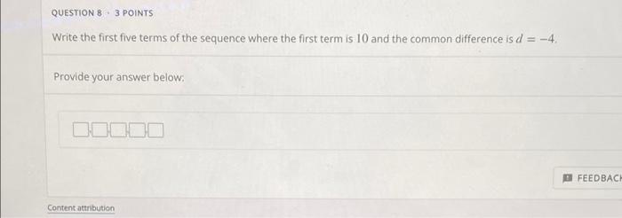 Solved Given the sequence a, defined recursively below, find | Chegg.com