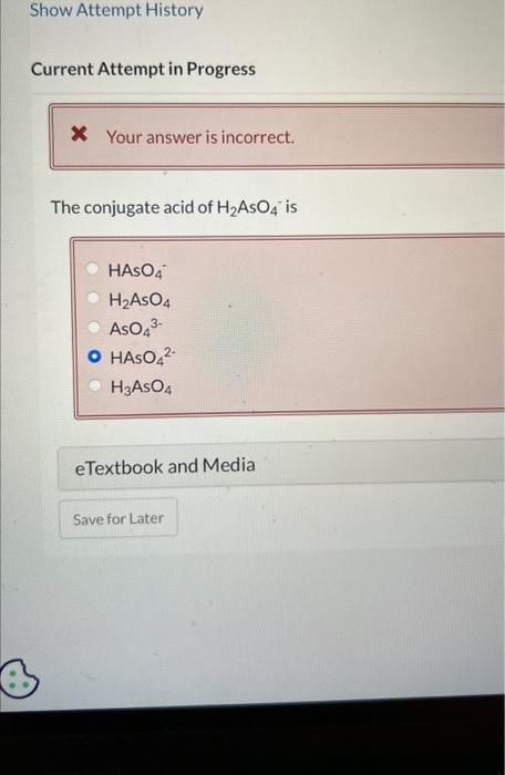 Solved Current Attempt in Progress Your answer is incorrect. | Chegg.com