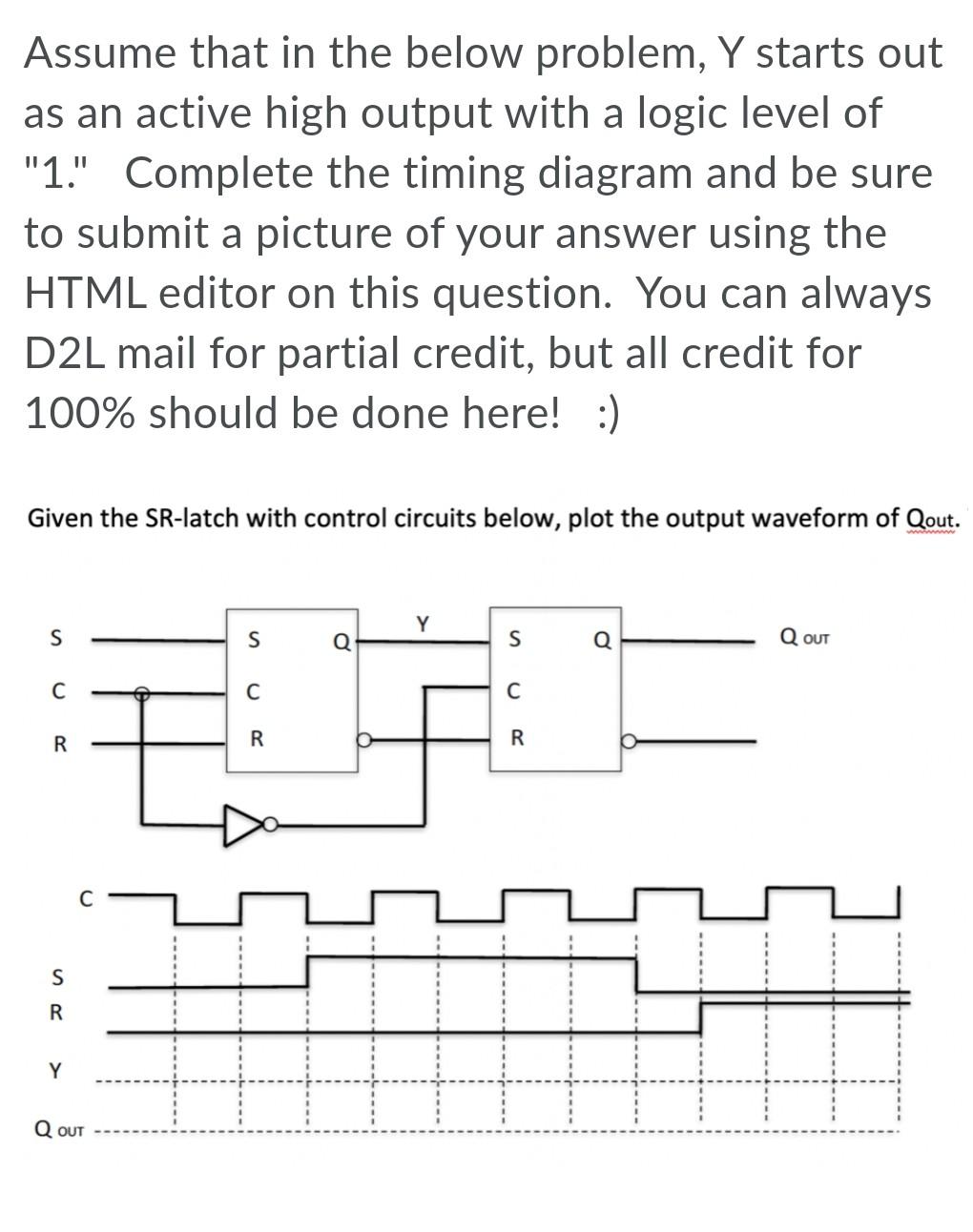 Solved Assume that in the below problem, Y starts out as an | Chegg.com