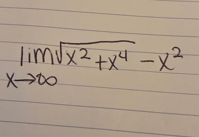 Solved limvx2 +84 -X² 2 X-00 | Chegg.com