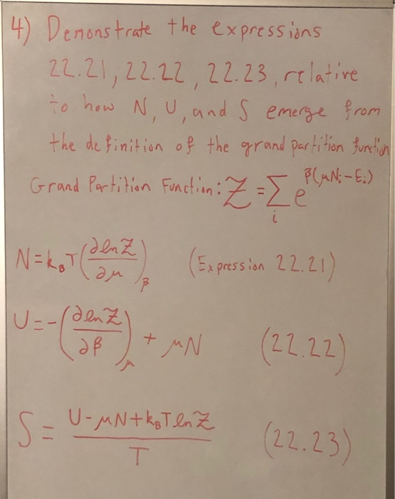Solved 4) Demonstrate the expressions 22.21, 22.22, 22.23, | Chegg.com