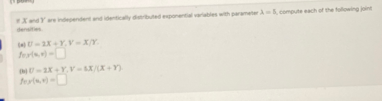 Solved If x ﻿and Y ﻿are independent and identically | Chegg.com