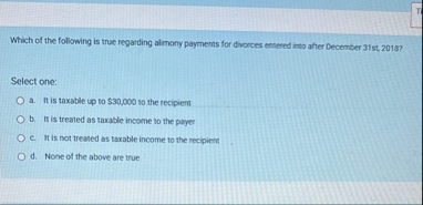 Solved Which of the following is true regarding almony | Chegg.com