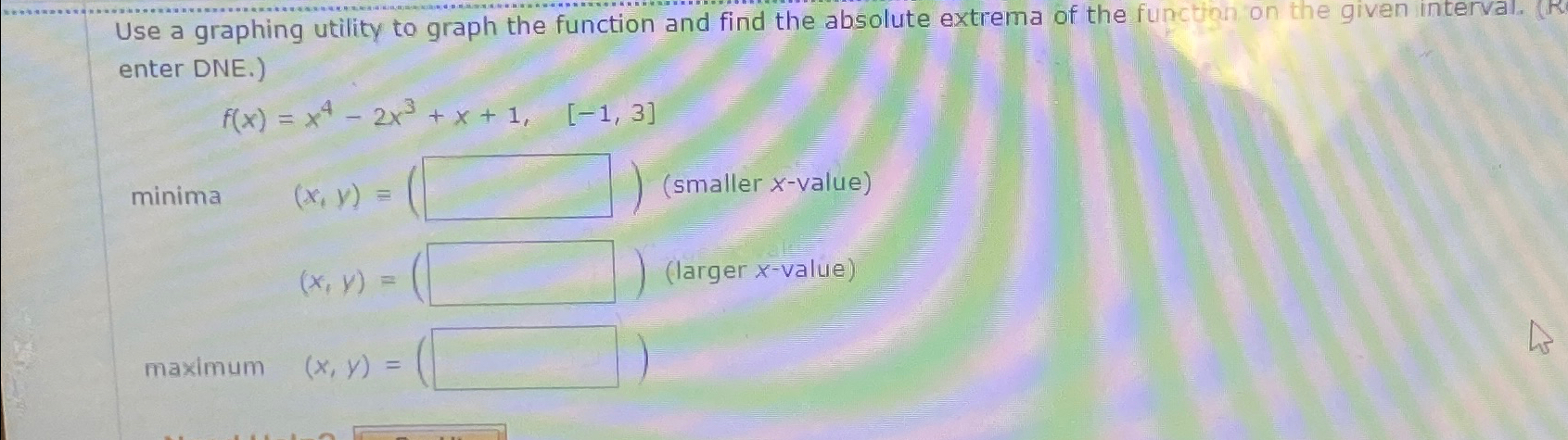 Solved Use a graphing utility to graph the function and find | Chegg.com