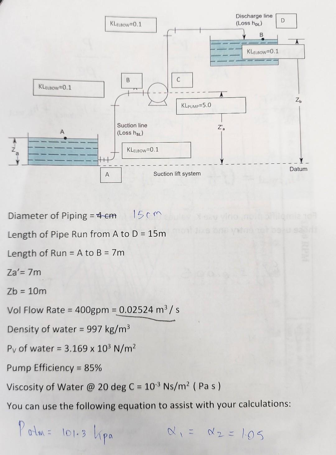 Question 7: The figure below shows a simple piping | Chegg.com