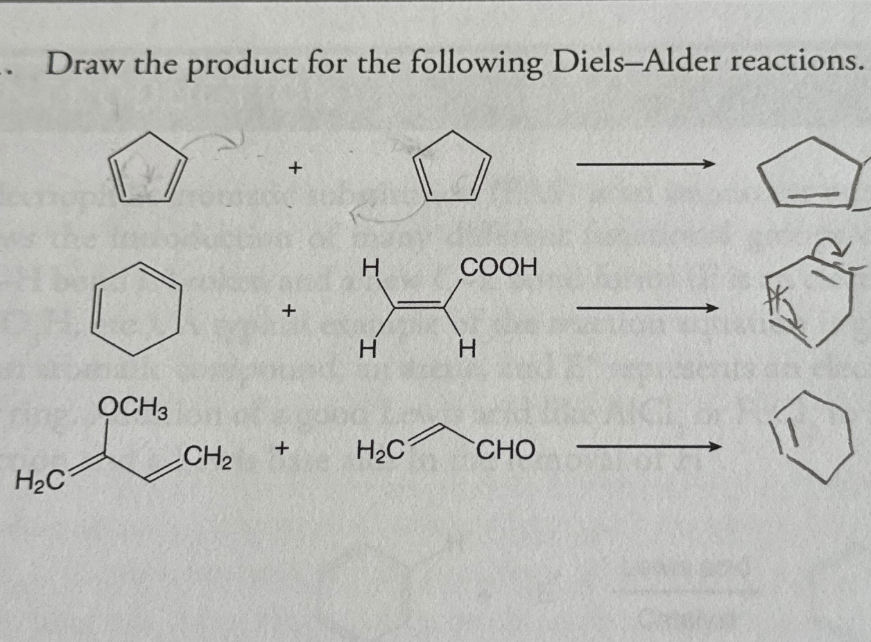 Solved Draw the product for the following Diels-Alder | Chegg.com