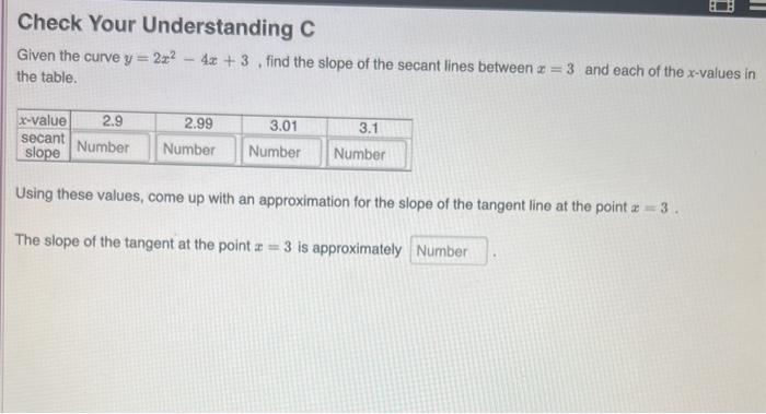 Solved Check Your Understanding C Given the curve | Chegg.com
