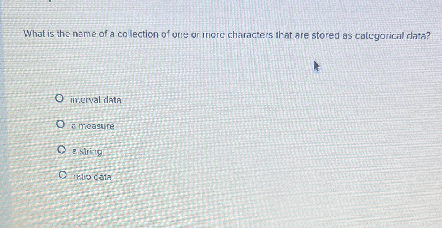 Solved What is the name of a collection of one or more | Chegg.com