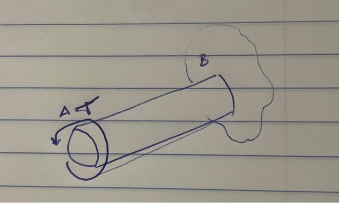 Solved A shaft shown is made from an aluminum tube (shear | Chegg.com