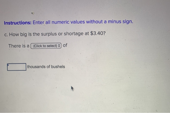 Solved Instructions: Enter all numeric values without a | Chegg.com