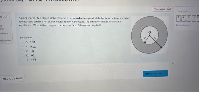 Solved Time left 0-18.03 estion 1 2 3 A point charge - Qis | Chegg.com Solved Time left 0-18.03 estion 1 2 3 A point charge - Qis | Chegg.com