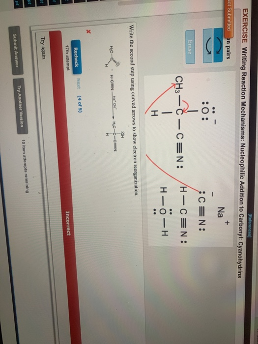 Solved Part B (2 of 2) Draw the curved arrows for Step 5 | Chegg.com