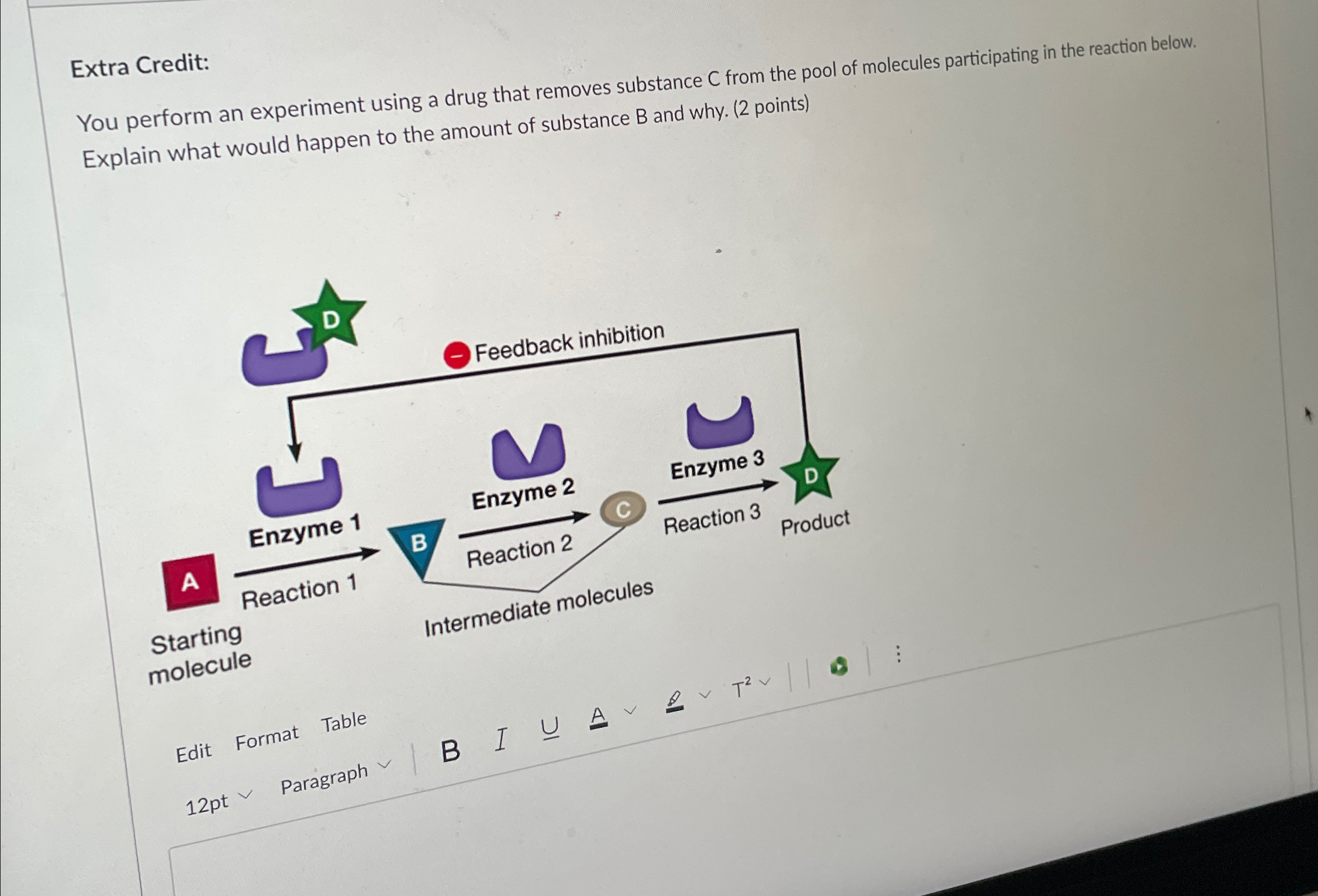 Solved Extra Credit:You perform an experiment using a drug | Chegg.com
