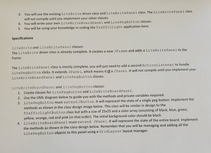Solved Lab 07: Lite-Brite Warm-Up Design and implement an | Chegg.com