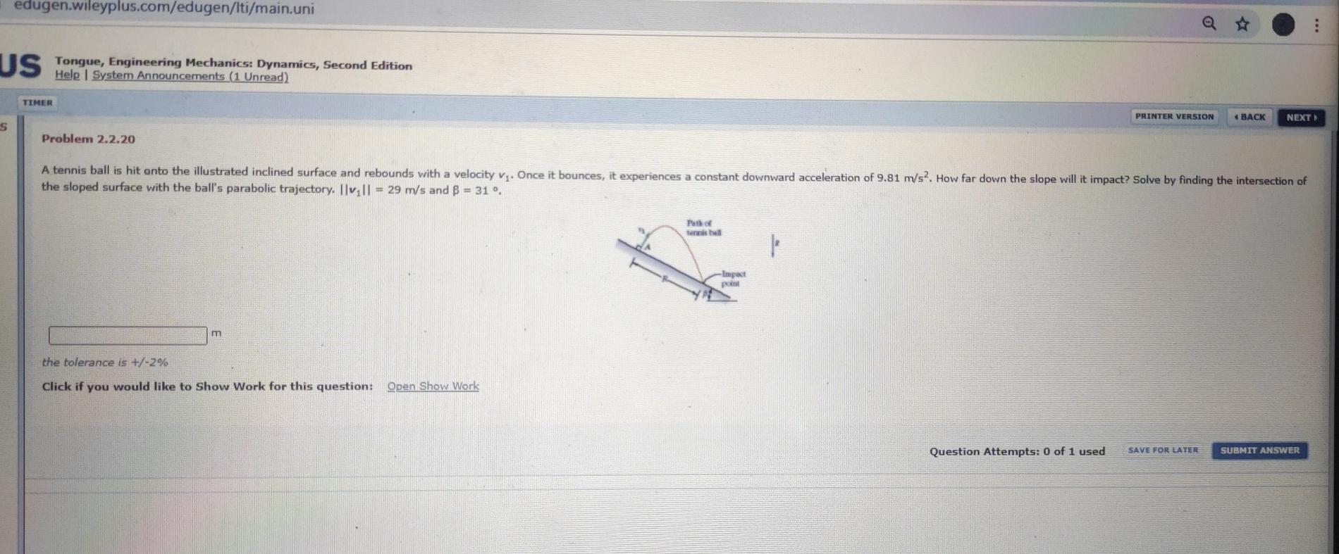 Solved edugen.wileyplus.com/edugen/lti/main.uni US Tongue, | Chegg.com