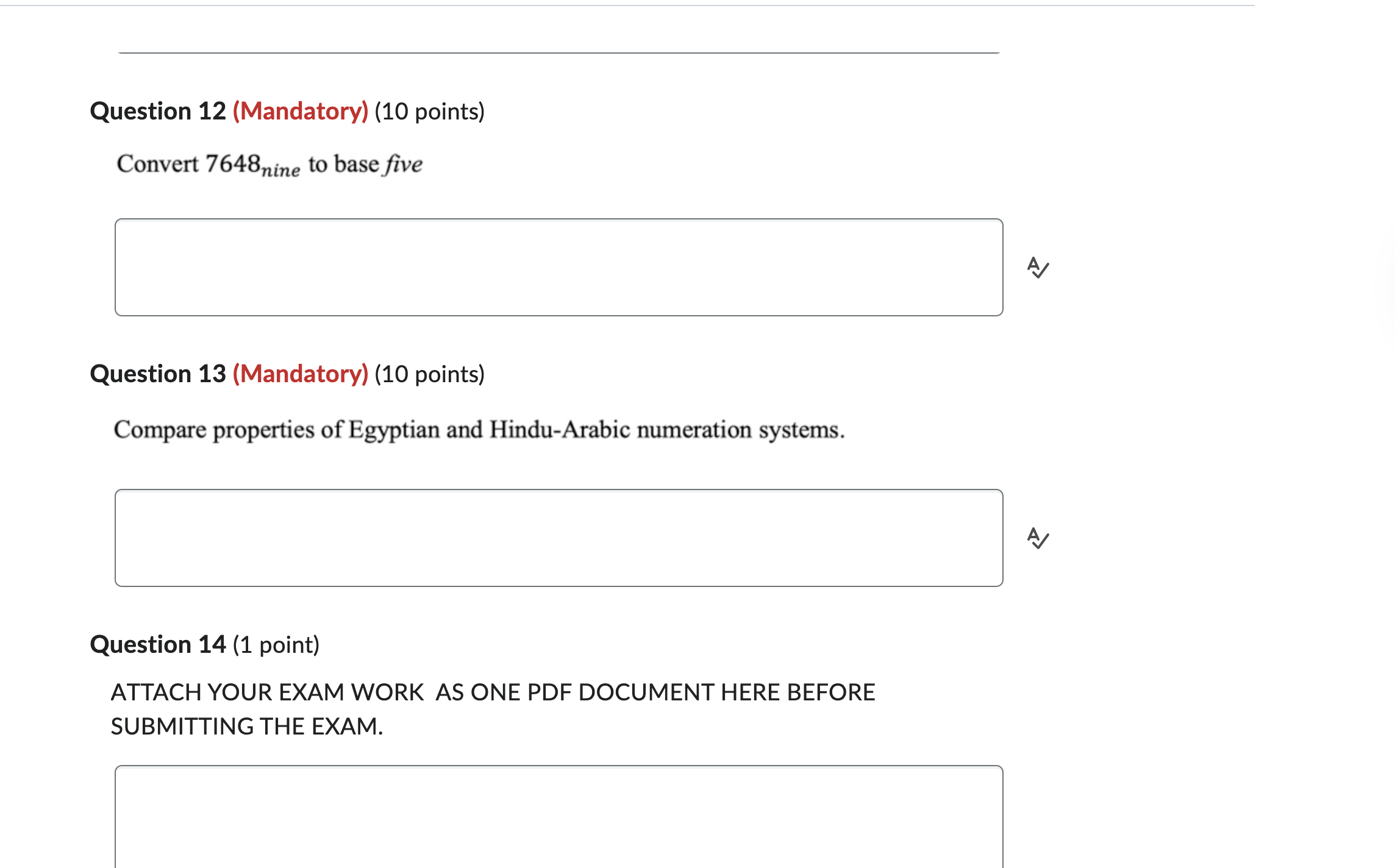 Question 12 (Mandatory) (10 ﻿points) ﻿Convert | Chegg.com