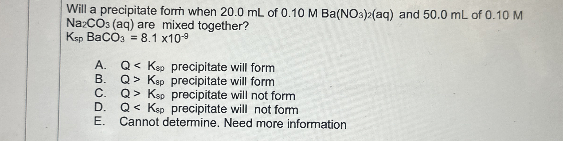 Solved Na2CO3(aq) ﻿are mixed | Chegg.com