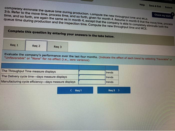 Solved Work 1 Help Save & Exit Submit Check my work Problem | Chegg.com