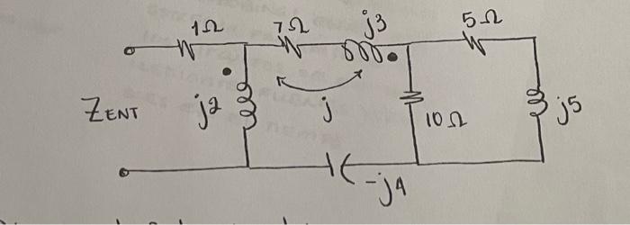 Solved Find the value of the input impedance | Chegg.com