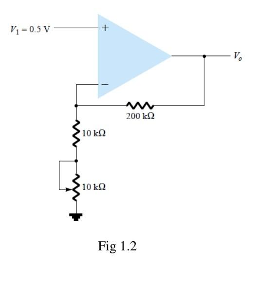Solved What range of output voltage is developed in the | Chegg.com