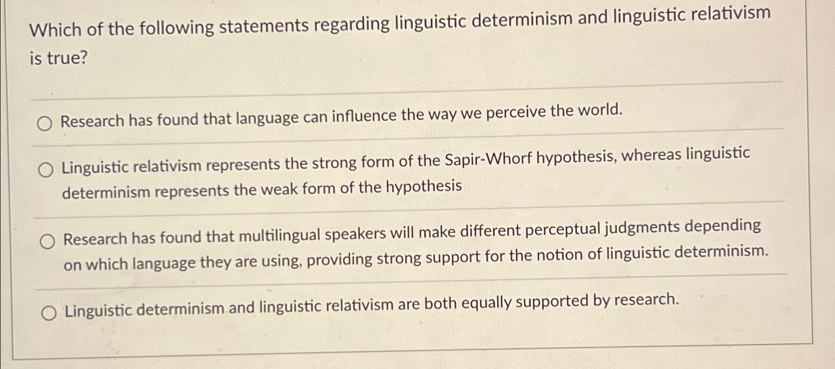Solved Which of the following statements regarding | Chegg.com