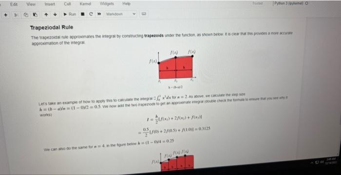 Solved Numerical Integration Write a program to caicutate | Chegg.com