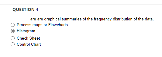 Solved QUESTION 4are are graphical summaries of the | Chegg.com