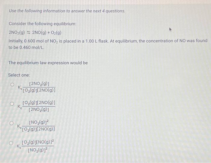Solved Use the following information to answer the next 4 | Chegg.com