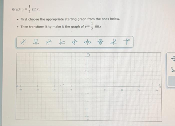 Solved Graph y=21sinx - First choose the appropriate | Chegg.com Solved Graph y=21sinx - First choose the appropriate | Chegg.com